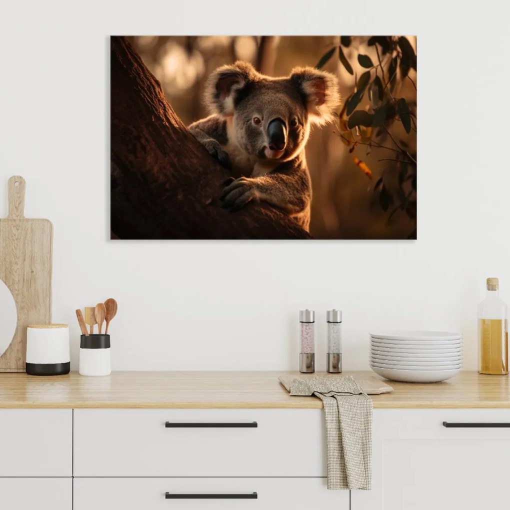 Obraz na plátně - Koala v divoké přírodě FeelHappy.cz Velikost obrazu: 180 x 120 cm