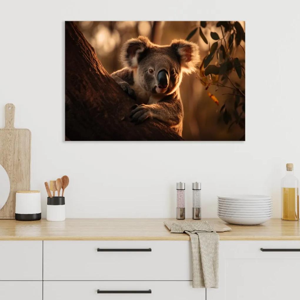 Obraz na plátně - Koala v divoké přírodě FeelHappy.cz Velikost obrazu: 40 x 30 cm
