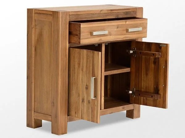 Furniture-nabytek - Masivní komoda 80x80x32cm - Padma