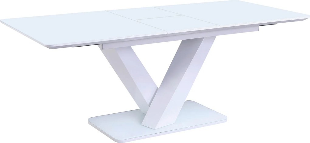 XXXLutz JÍDELNÍ STŮL, bílá, 160-200/90/77 cm MID.YOU - Jídelní stoly - 001769019001