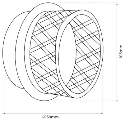 LED Nástěnné svítidlo ELEGANCE LED/9W/230V zlatá
