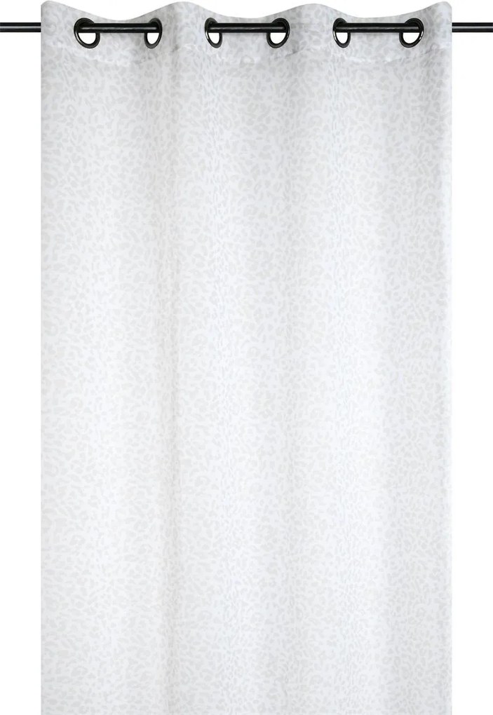 Záclona s leopardím vzorem CAMBODGE, 140 x 260 cm, zvířecí motiv
