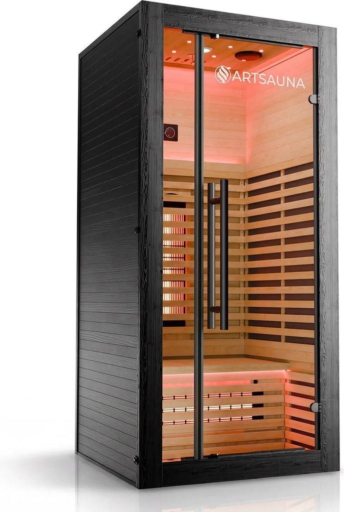 Artsauna Infrasauna Trondheim 90, černá