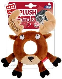 Tommi CZ s.r.o. Hračka pes GiGwi Plush Friendz sob s kroužkem