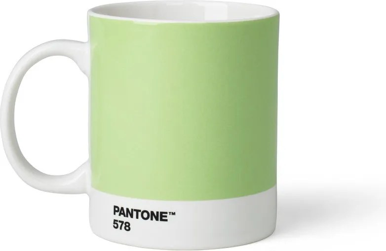 Světle zelený porcelánový hrnek 375 ml Light Green 578 – Pantone