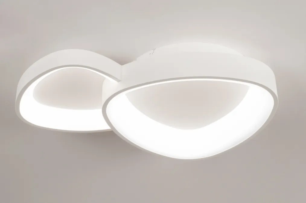 Stropní designové LED svítidlo Organic White 58