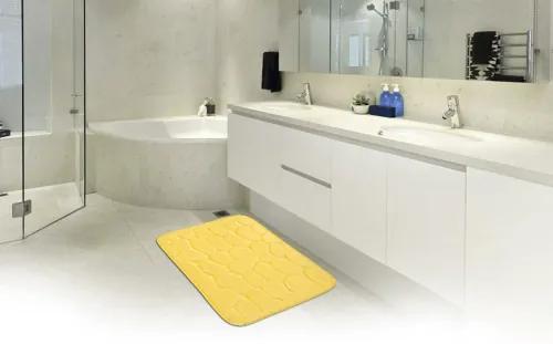 Koberce Breno Koupelnová předložka 0133 yellow, Žlutá, 50 x 40 cm
