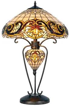 Stolní lampa Tiffany TRIANGLE Clayre &amp; Eef 5LL-5475