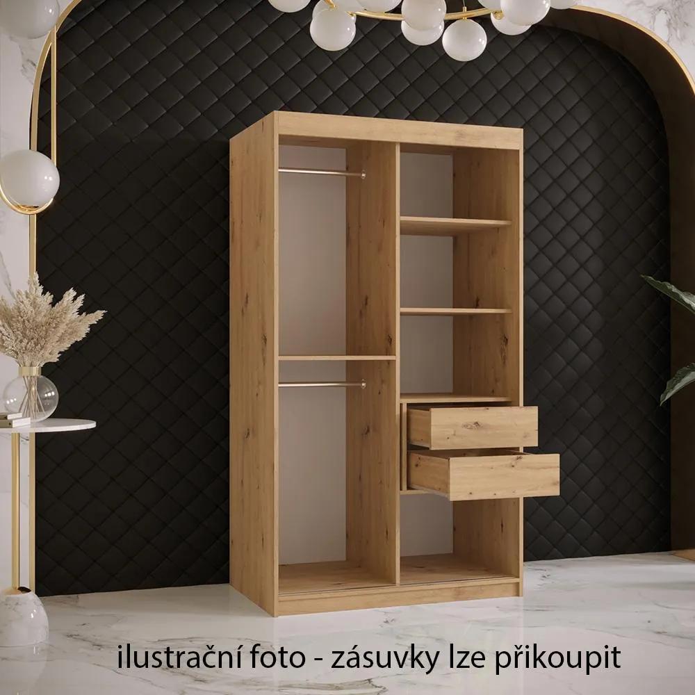 Šatní skříň Bluszcz 2 | 100 cm | artisan