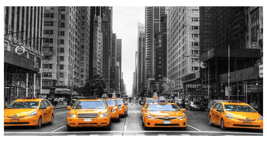 Wallmuralia Foto obraz akrylový na stěnu Taxi New York 100x50 cm