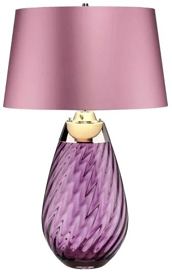 Elstead LENA-TL-L-PLUM - LED Stolní lampa LENA 1xE27/40W/230V 74 cm růžová