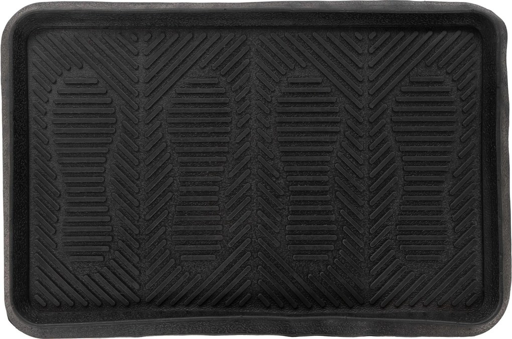 XXXLutz DVEŘNÍ ROHOŽKA, 40/60 cm černá, tmavě zelená Kayoom - Online Only koberce & rohožky - 005937149901