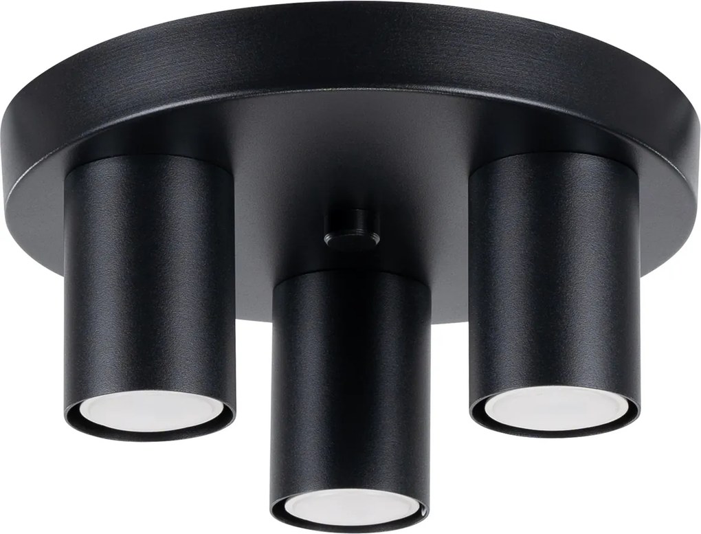 Sollux Lighting Stropní svítidlo LAGOS 3P černé