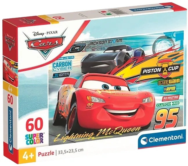 Clementoni - Puzzle 60 Cars 3: Piston Cup