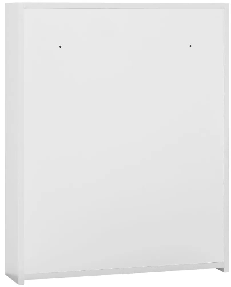 vidaXL 323607 Marketos Bathroom Mirror Cabinet White 60x15x75 cm MDF