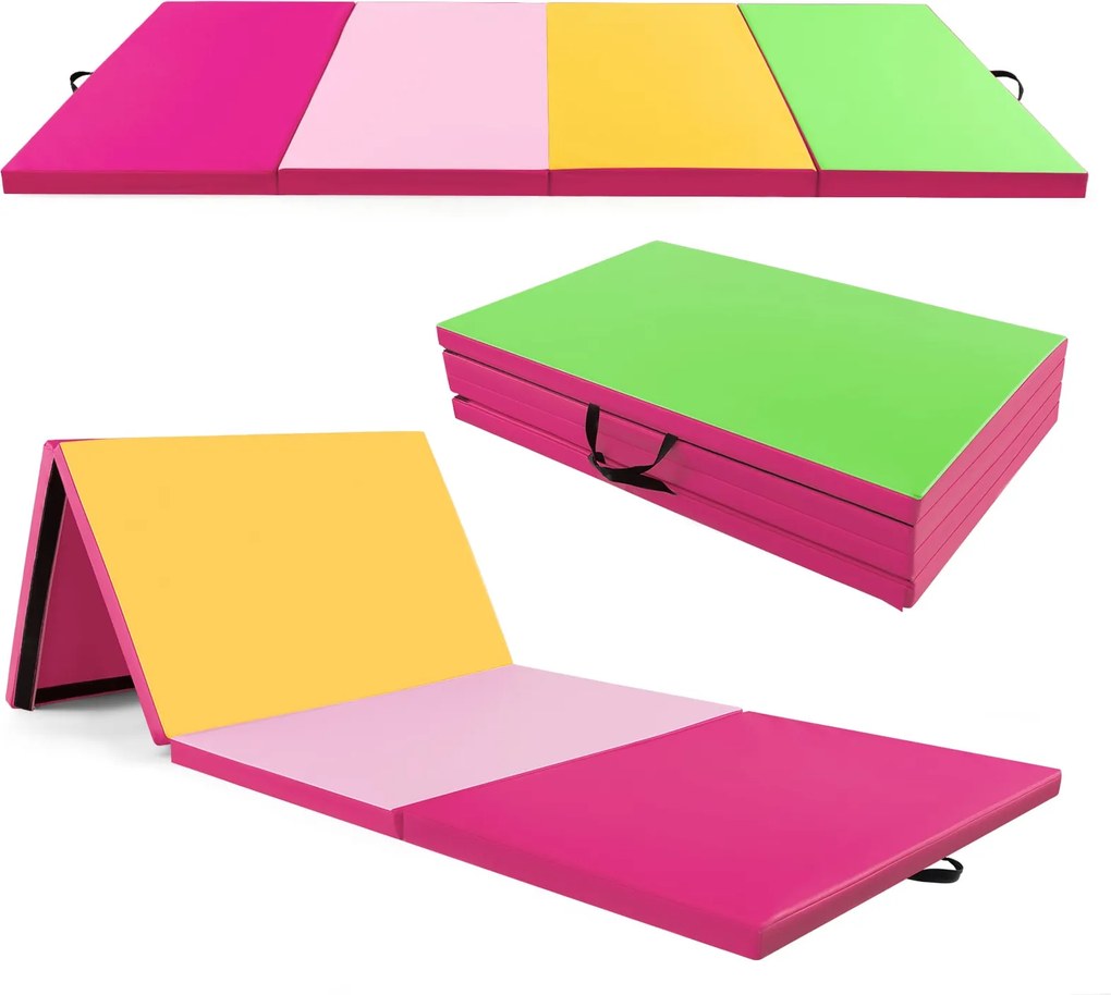 Costway 300 x 117 x 5 cm měkká podlahová rohož z umělé kůže