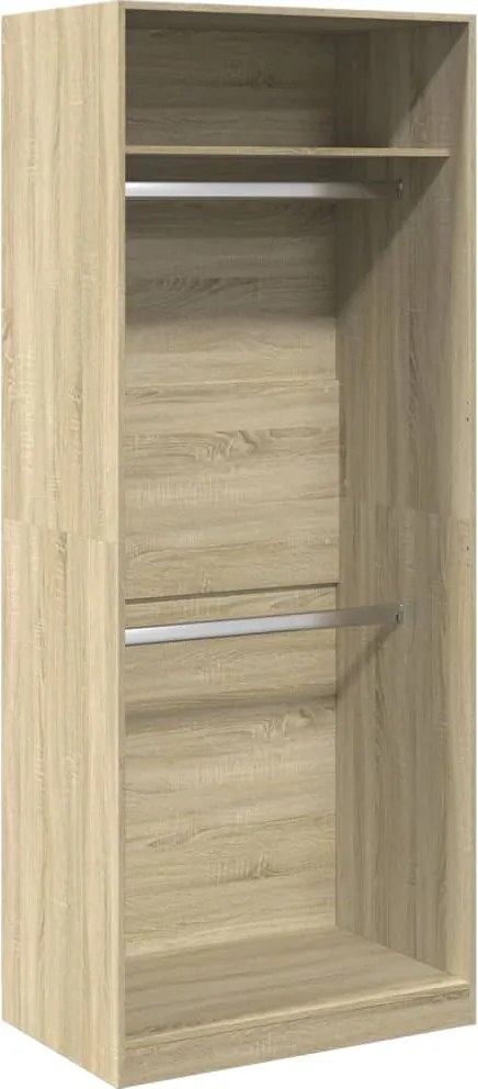 Šatní skříň dub sonoma 80 x 50 x 200 cm kompozitní dřevo 3307794