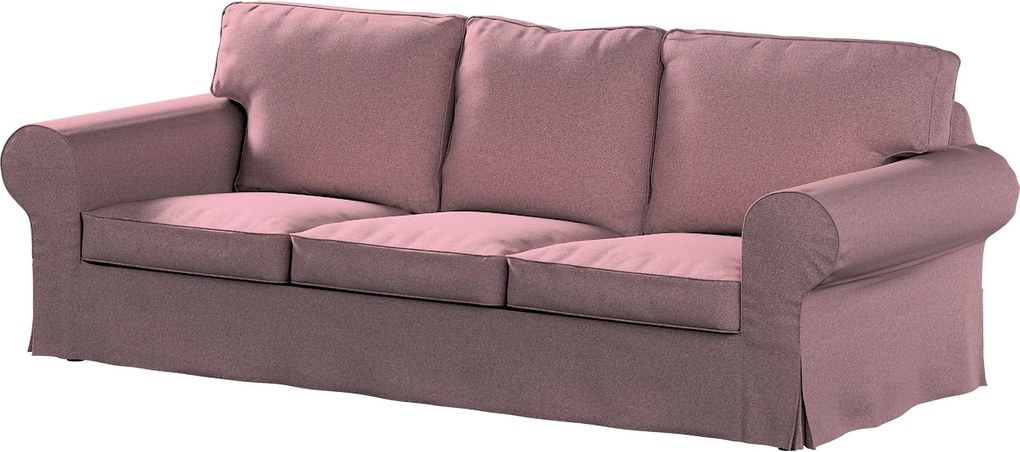 Potah na pohovku IKEA Ektorp 3-místná rozkládací, NOVÝ MODEL 2013 barva růžová látka pletený vzor