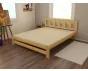 Dřevěná postel VMK 10B 140x200 borovice masiv přírodní lakovaná
