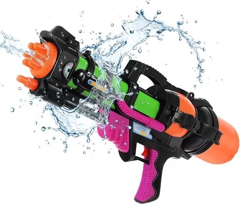 Vodní pistole 60 cm s nádrží 1,25 l – dostřel až 6 m