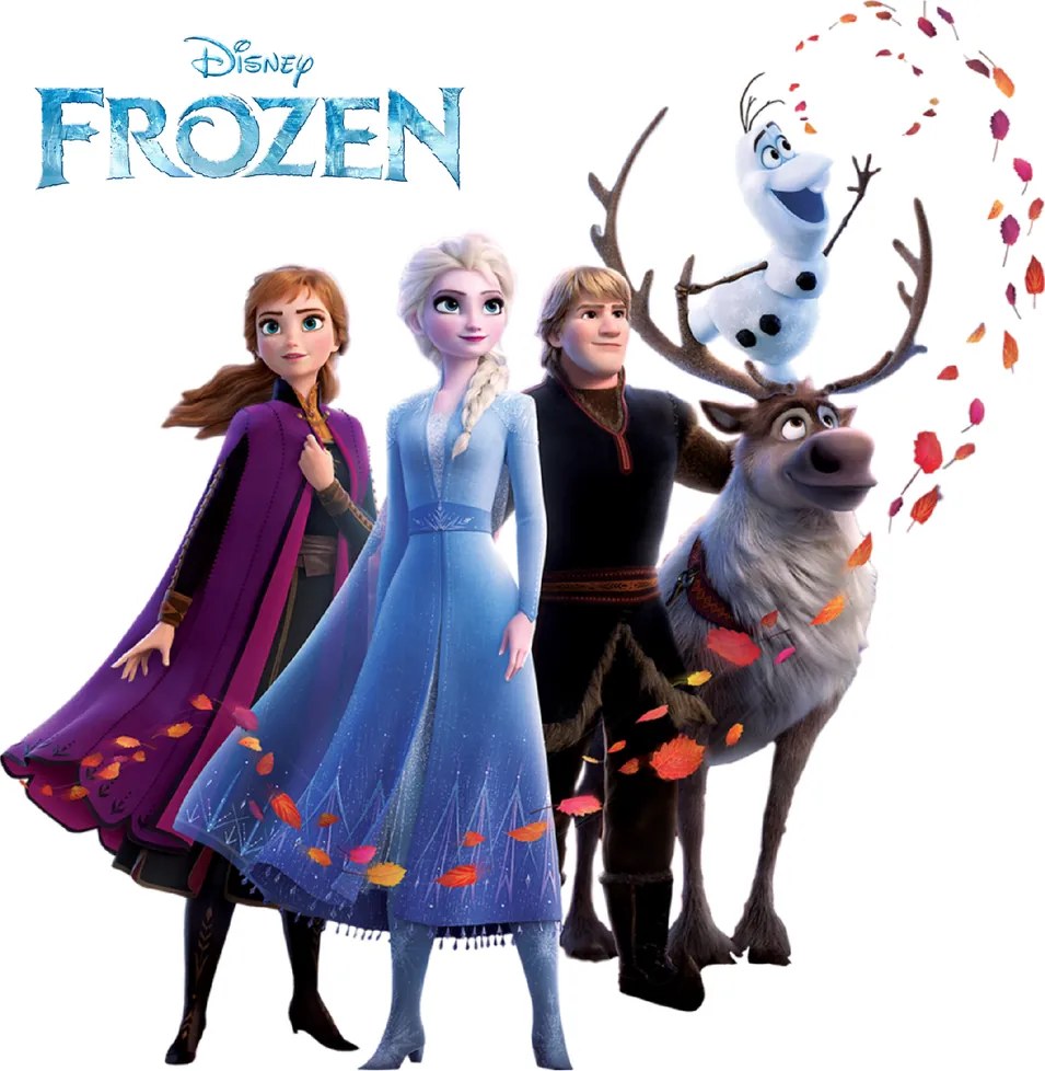 Samolepka na zeď "Frozen 2" 60x70cm