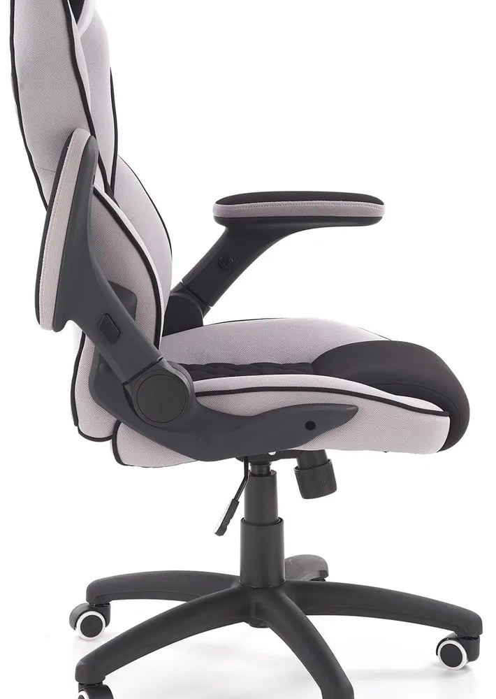 Halmar Herní židle SONIC, černá/šedá