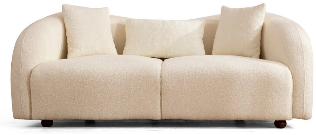 Designová sedačka Wiley 190 cm krémová