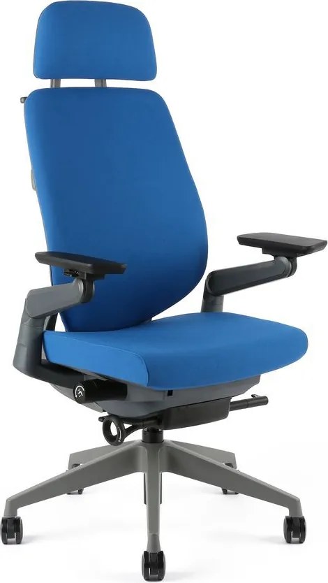 Office Pro Kancelářská ergonomická židle Office Pro KARME — více barev, s podhlavníkem a područkami Černá F06
