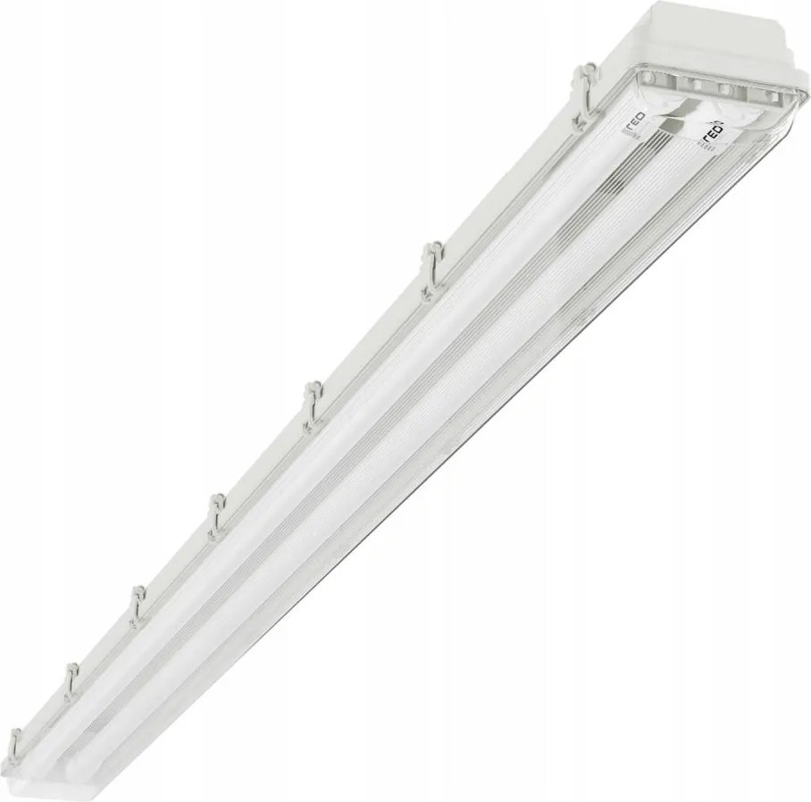LED Technické zářivkové svítidlo T8 2xG13/20W/230V 6500K 120 cm IP65 bílá