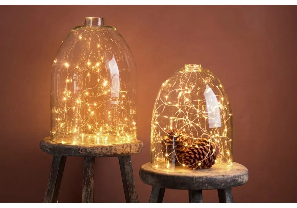 LED světelný řetěz do zásuvky délka 16 m Knirke – Sirius