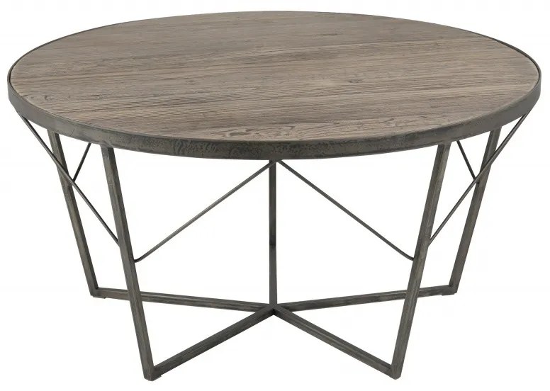 Hector Konferenční stolek Durham hnědý/černý