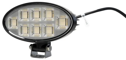 LED Bodové svítidlo pro automobil BLACK LED/160W/10-30V IP69 5700K oválný