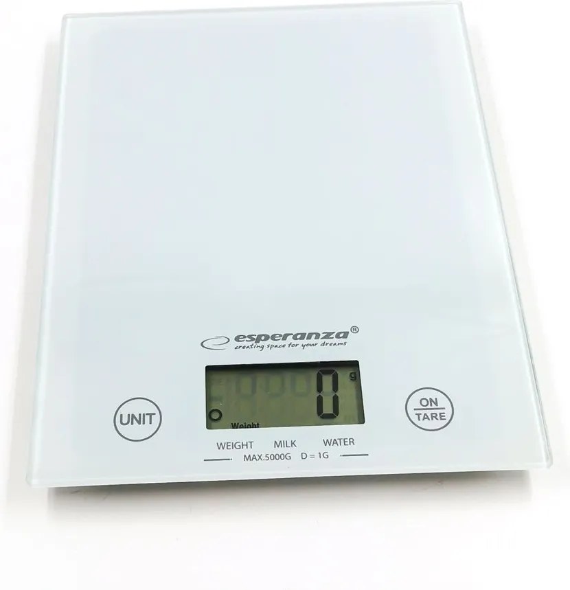 Esperanza EKS002W kuchyňská váha Lemon bílá 5kg/1g