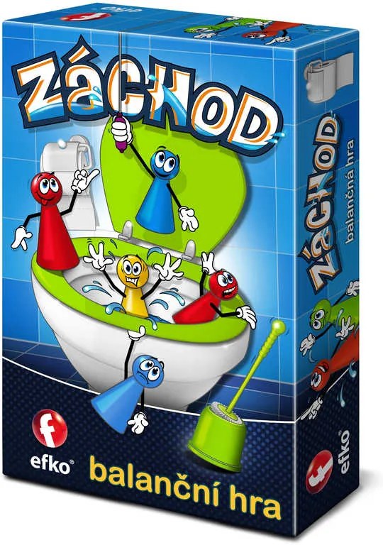 EFKO Hra balanční Záchod *SPOLEČENSKÉ HRY* ef54944