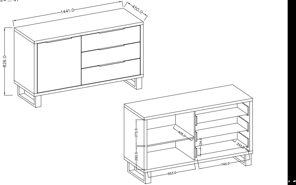 Komoda HALLE WM 47