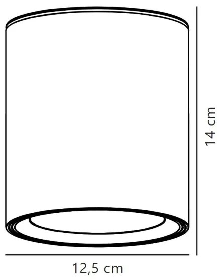 Nordlux - LED Koupelnové bodové svítidlo LANDON LED/6,5W/230V IP44 černá
