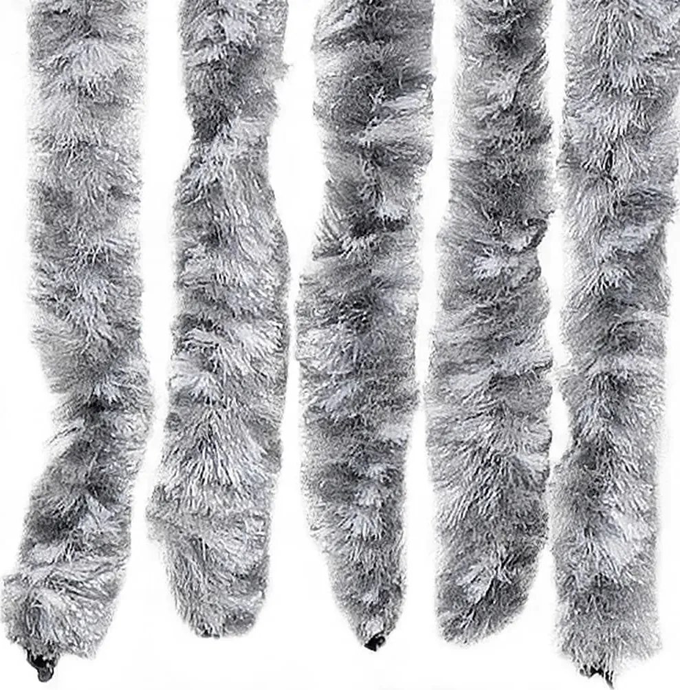 vidaXL Závěs proti hmyzu 100 x 200 cm žinylka [377336] Barva: béžová a hnědá