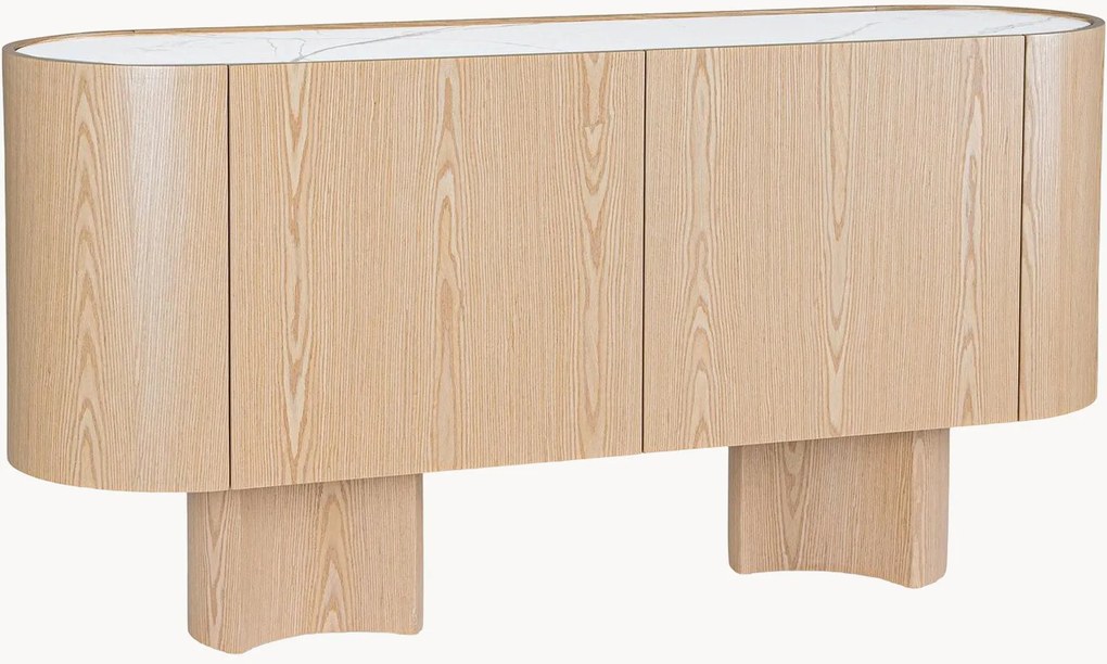 Dřevěná komoda's kamennou deskou Otilia