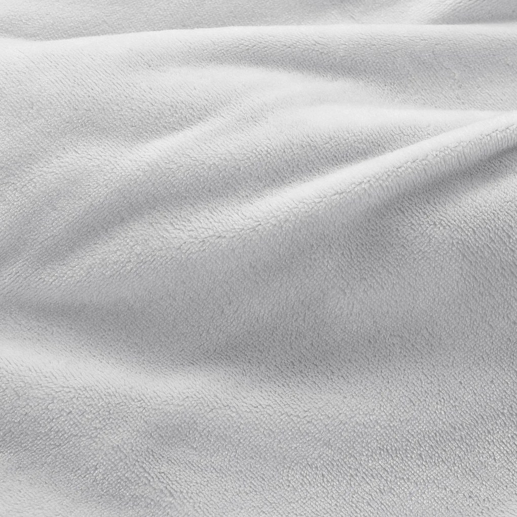 Goldea mikroplyšové elastické prostěradlo deluxe - světle šedé 160 x 200 cm