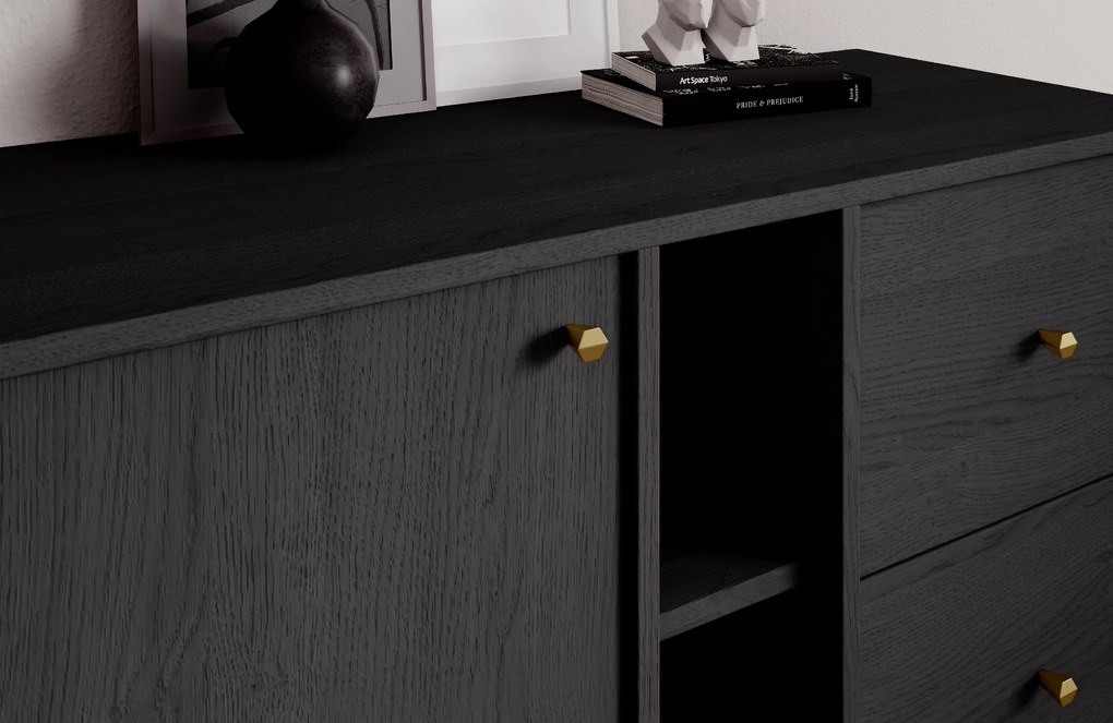 ADRK Furniture Komoda 1D 3S 3P Tili ADRK-CHES-TIL-1D-3S-3P-B