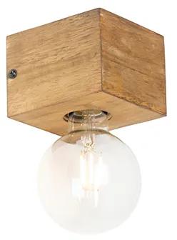 Venkovská nástěnná lampa dřevo - Bloc