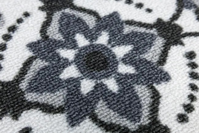 Protiskluzový běhoun Patchwork - šedý