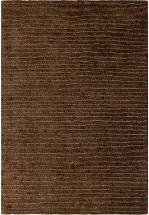 Tmavě hnědý ručně tkaný koberec 120x170 cm – Asiatic Carpets