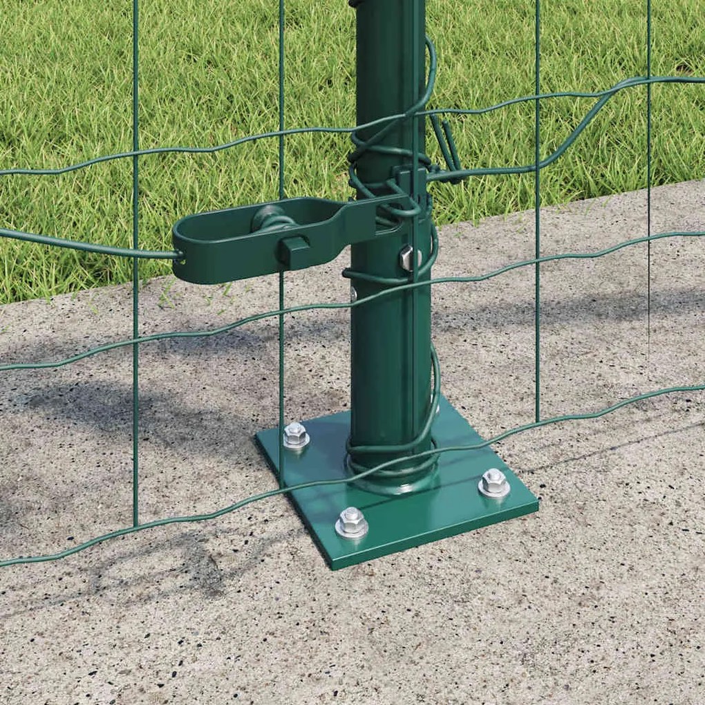 Evropský plot s betonovou základnou 10 x 1,0 m Zelená Síťovina 3350879