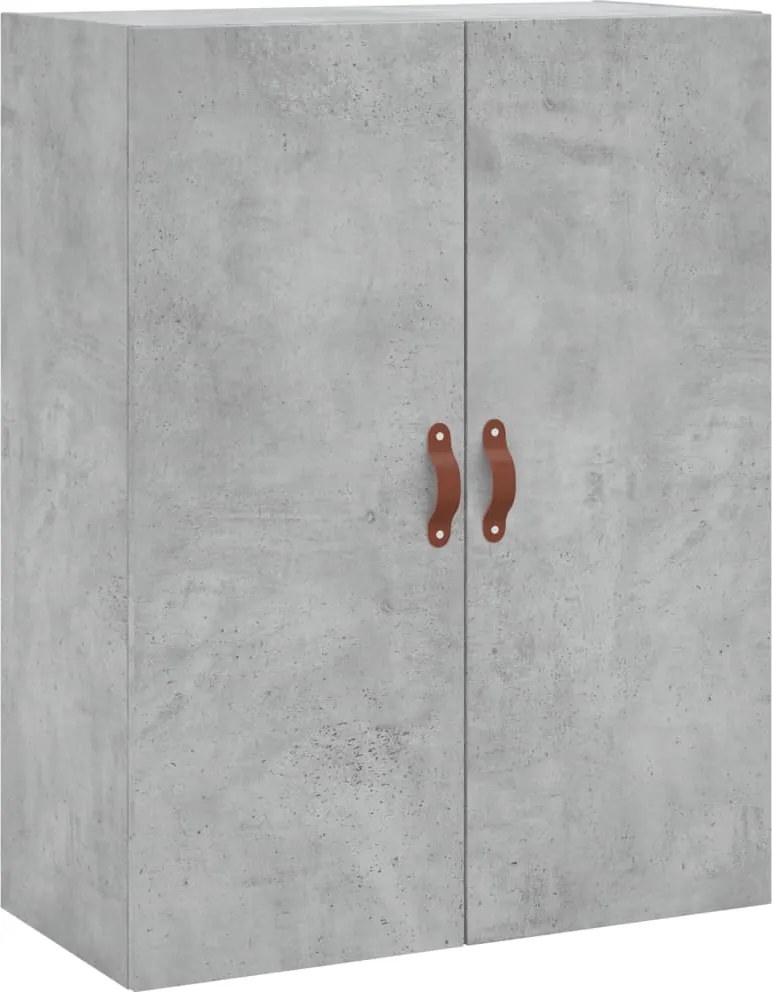 Skříň highboard betonově šedá 69,5x34x180 cm kompozitní dřevo 3195655