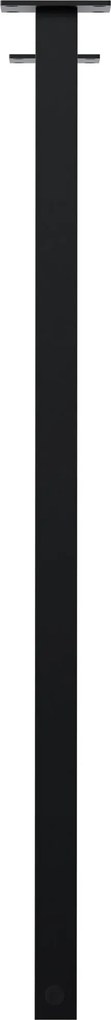 Šatní tyč Fenton 60x60 cm – černá