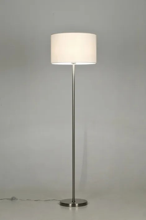 Stojací designová bílá lampa Massimo Bianco
