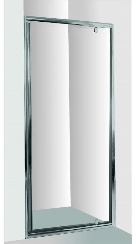 Sprchové dveře do niky SMART - ALARO - Univerzální, Hliník chrom, Čiré bezpečnostní sklo - 6 mm, 100 cm HOPA