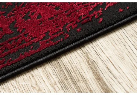 Moderní koberec VINCI 1516 Růžice vintage Strukturální červený velikost 120x170 cm | krásné koberce cz
