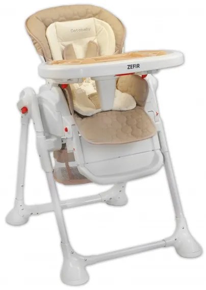 Coto Baby Jídelní židlička a houpačka 2v1 Zefir 2019 - béžová